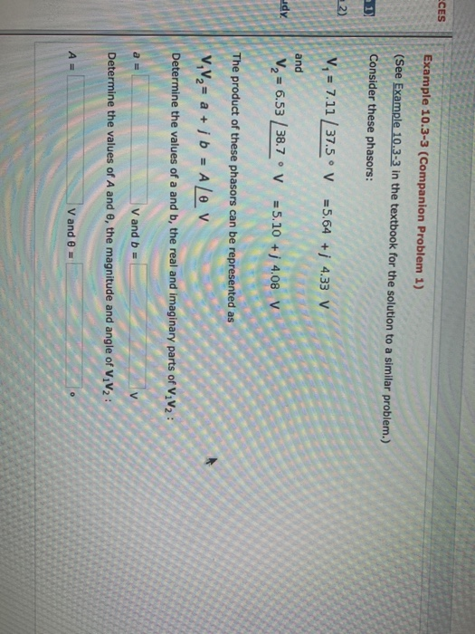 Solved CES Example 10.3-3 (Companion Problem 1) (See Example | Chegg.com