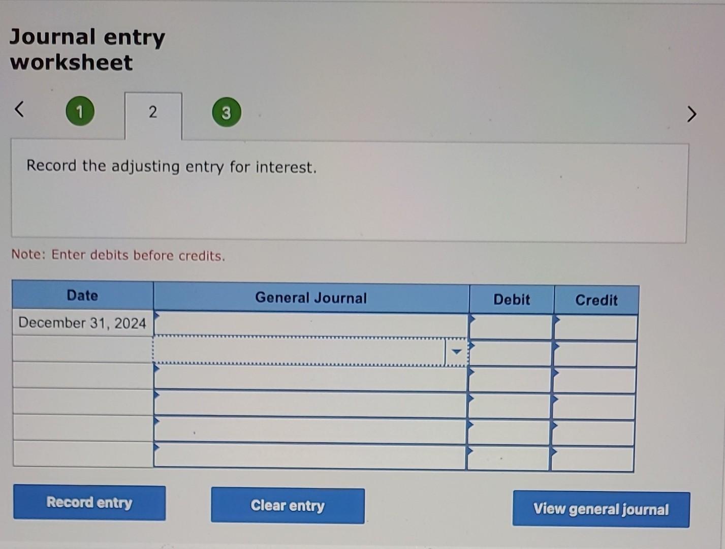 Solved Journal entry worksheet Note: Enter debits before | Chegg.com