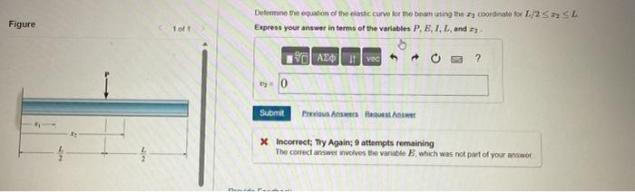 Solved Consider the beam shown in (Figure 1). EI is | Chegg.com