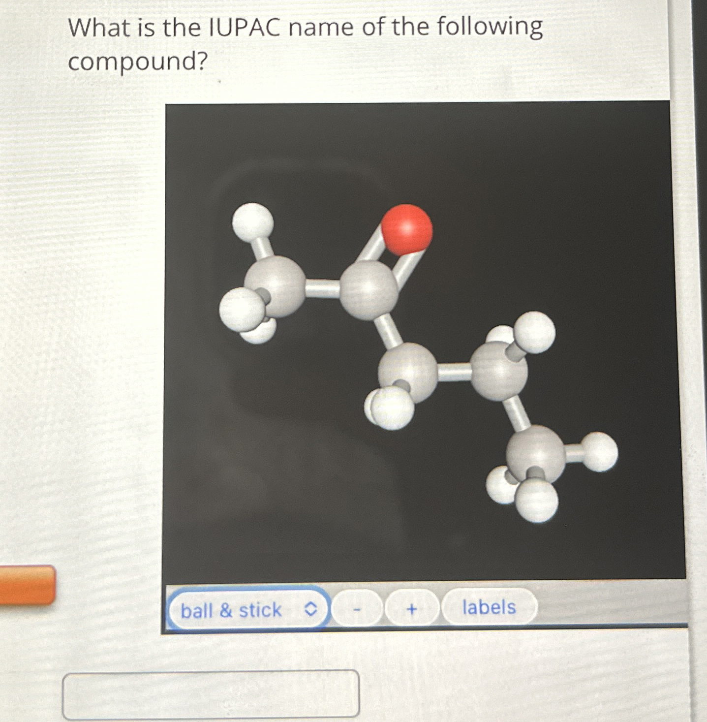 Solved What is the IUPAC name of the following compound? | Chegg.com