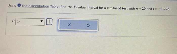 Solved Using 3 The t Distribution Table, find the P-value | Chegg.com