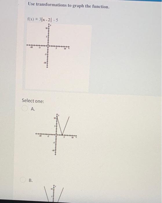 Solved Use transformations to graph the function. f(x) = 3x | Chegg.com
