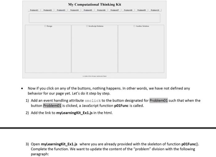 Solved Part II. More on JS. Based on the experience with | Chegg.com