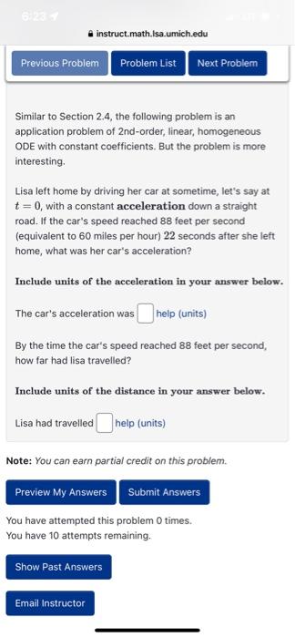 Solved Q instruct.math.lsa.umich.edu Similar to Section 2.4, | Chegg.com