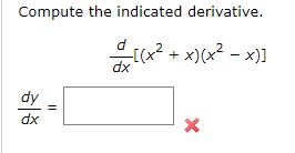 Solved Compute the indicated | Chegg.com