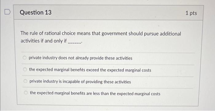 Solved D Question 11 1 pts Under the transferable pollution | Chegg.com