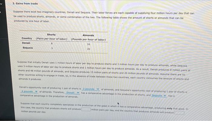 Solved Suppose there exist two imaginary countries, Denali | Chegg.com