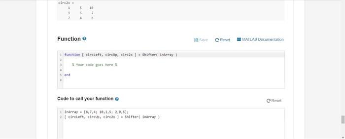 Solved Dizzy Shift Write a function called Shifter that | Chegg.com