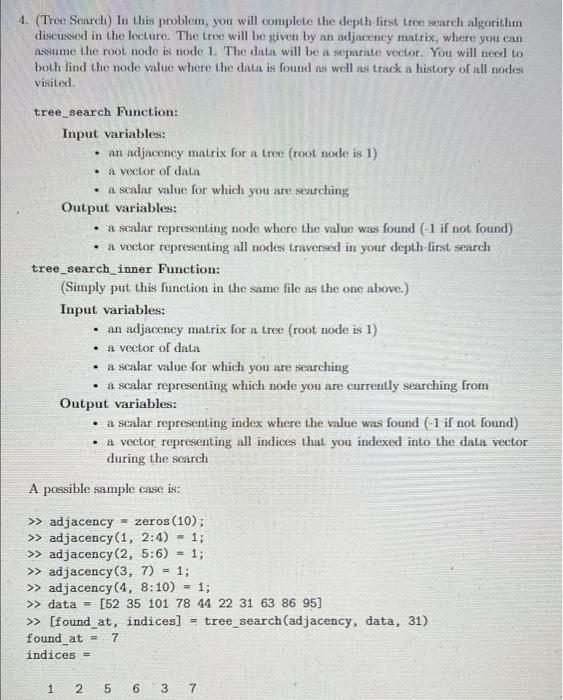 Solved MATLAB using Recursion, For/while loops. Please do | Chegg.com Solved MATLAB using Recursion, For/while loops. Please do | Chegg.com