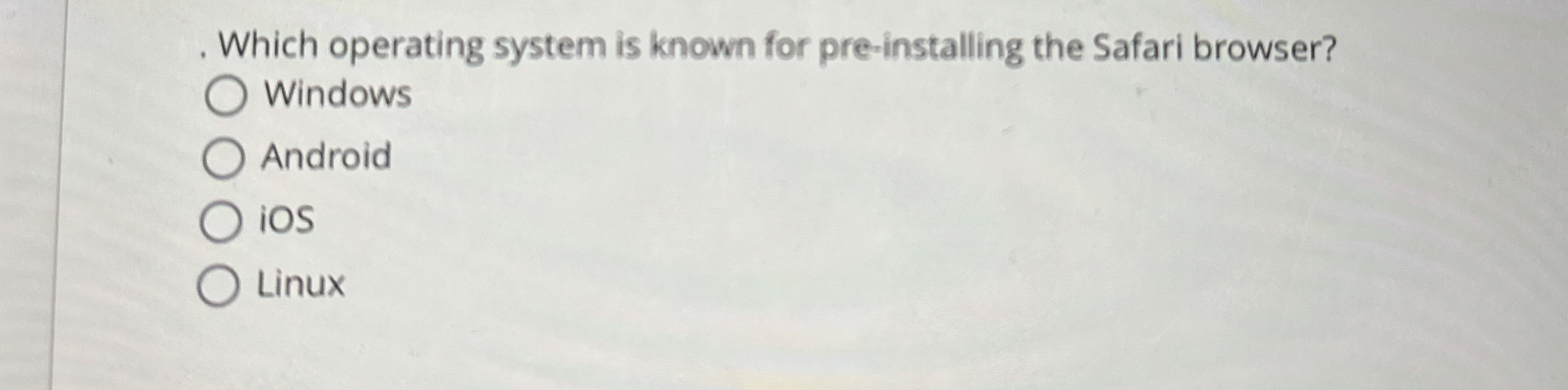 Which operating system is known for pre-installing | Chegg.com