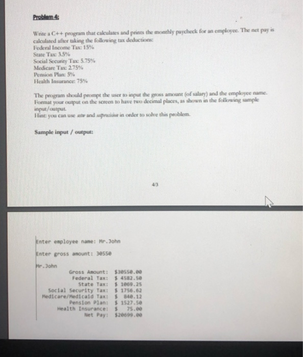 Solved Problem 1 Using While Loop Write A Program In C 5717