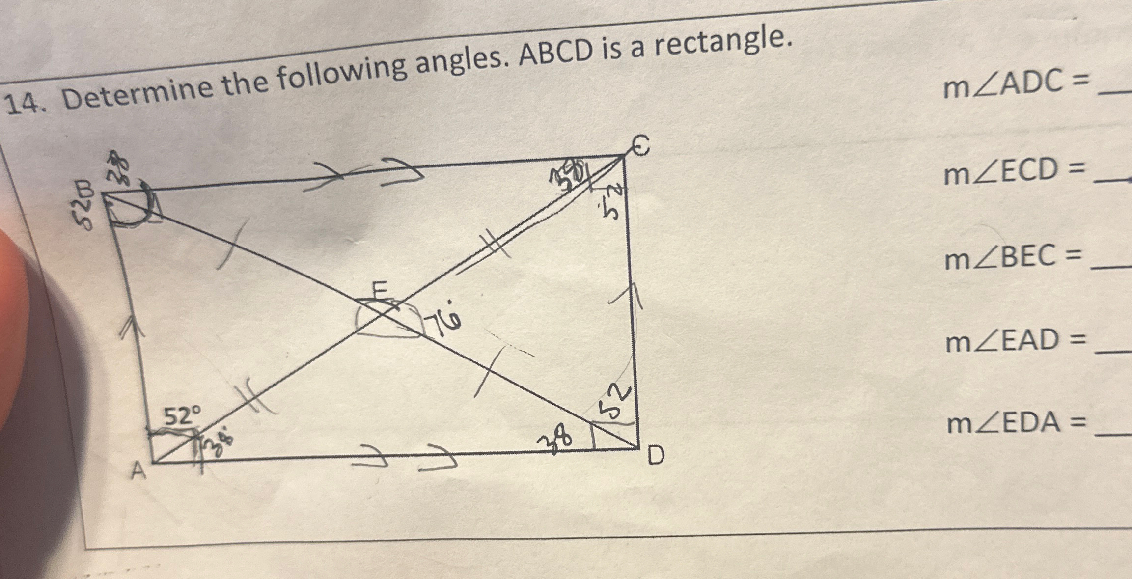Solved Determine the folloDetermine the following angles. | Chegg.com