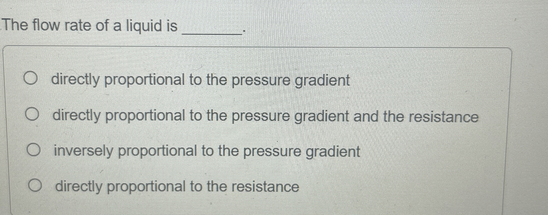 Solved The flow rate of a liquid is q,directly proportional | Chegg.com