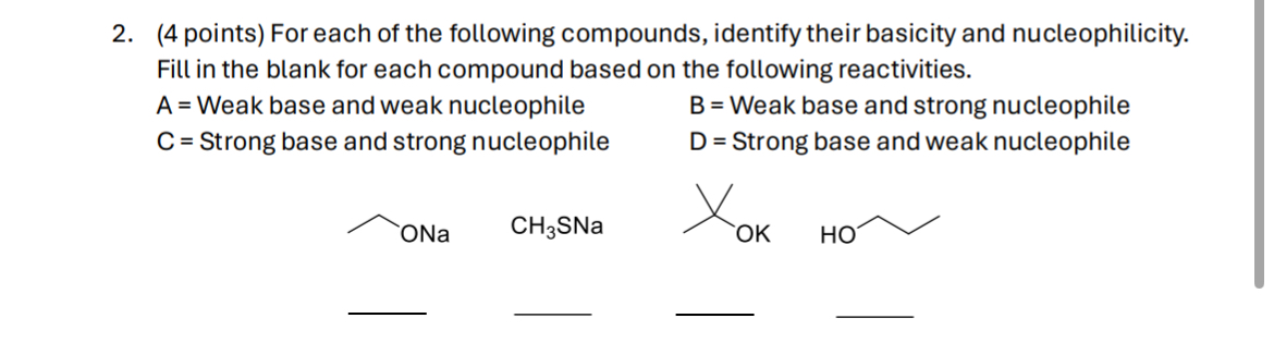 Solved (4 ﻿points) ﻿For each of the following compounds, | Chegg.com