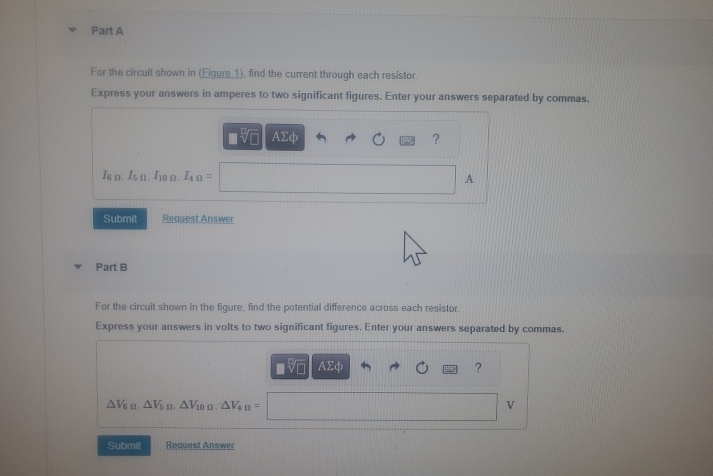 Part AFor the circuit shown in (Eigure 1), ﻿find the | Chegg.com