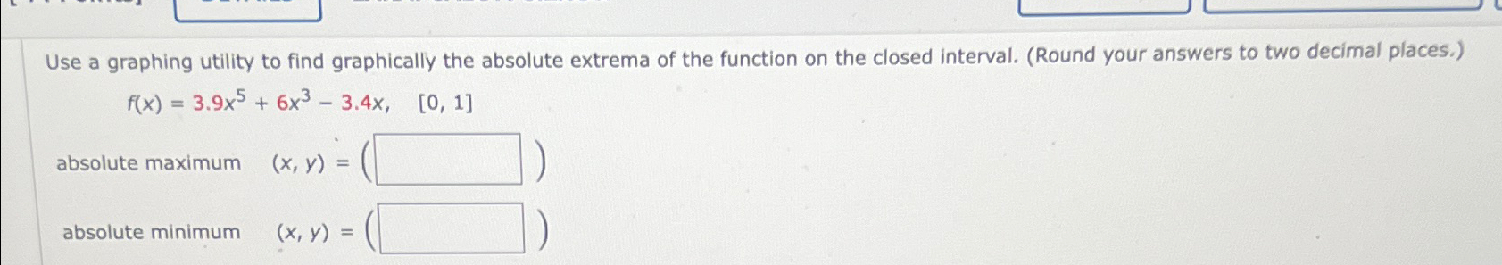 Solved Use a graphing utility to find graphically the | Chegg.com
