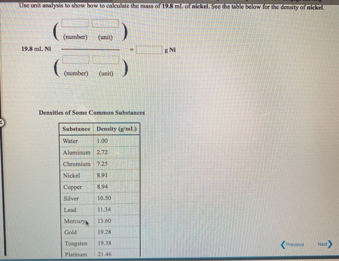 Solved A general chemistry student found a chunk of metal in | Chegg.com