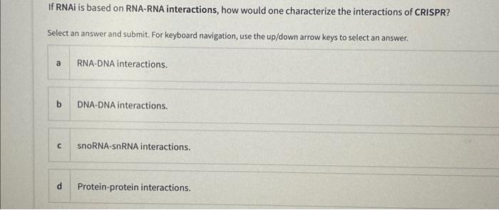 Solved HW 16. CRISPR review Homework - Unanswered - Due | Chegg.com