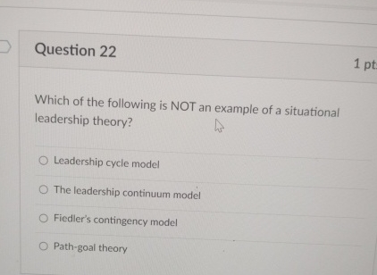 Solved Question 22Which of the following is NOT an example | Chegg.com
