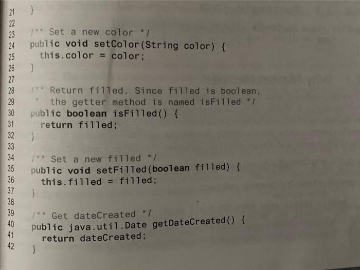 Solved Design a new Triangle class that extends the abstract | Chegg.com