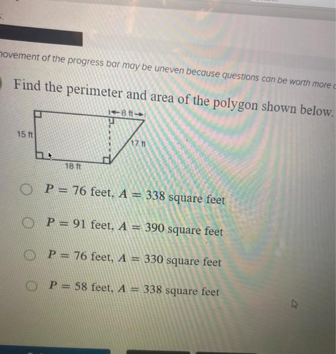Solved movement of the progress bar may be uneven because | Chegg.com