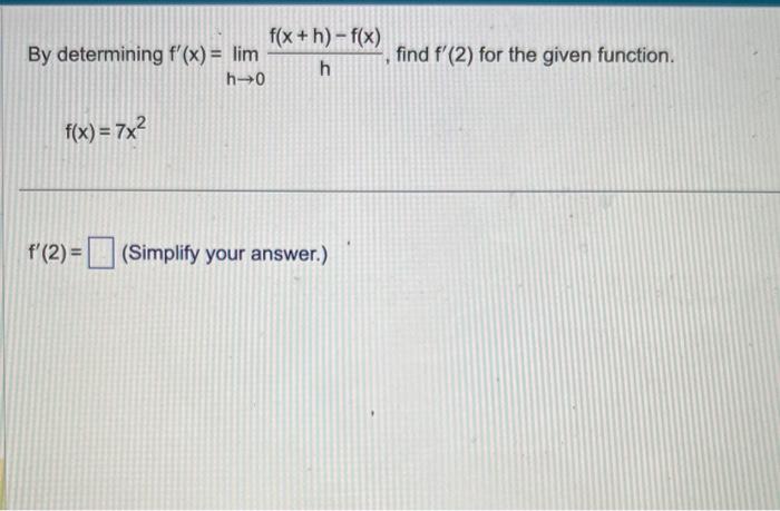 Solved Find g′(x) for the given function. g(x)=4x g′(x)=By | Chegg.com