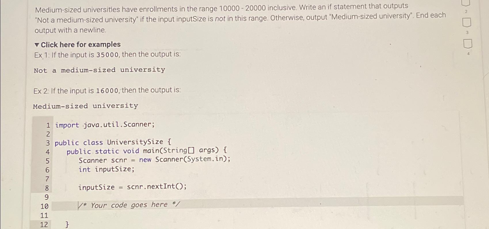 Solved Medium-sized universities have enrollments in the | Chegg.com