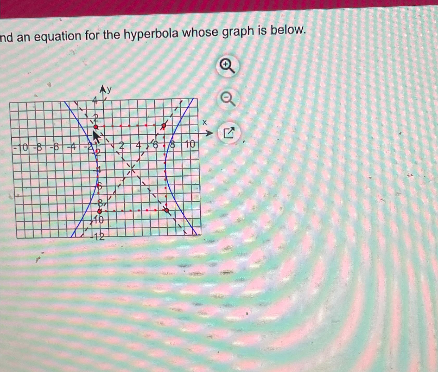 Solved find an equation for the hyperbola whose graph is | Chegg.com