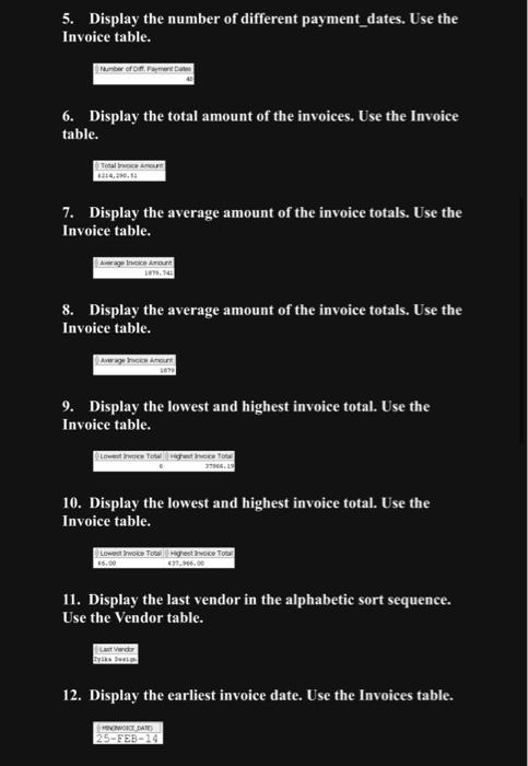 Solved Lab 5 - SQL Each problem is worth one point. This lab | Chegg.com