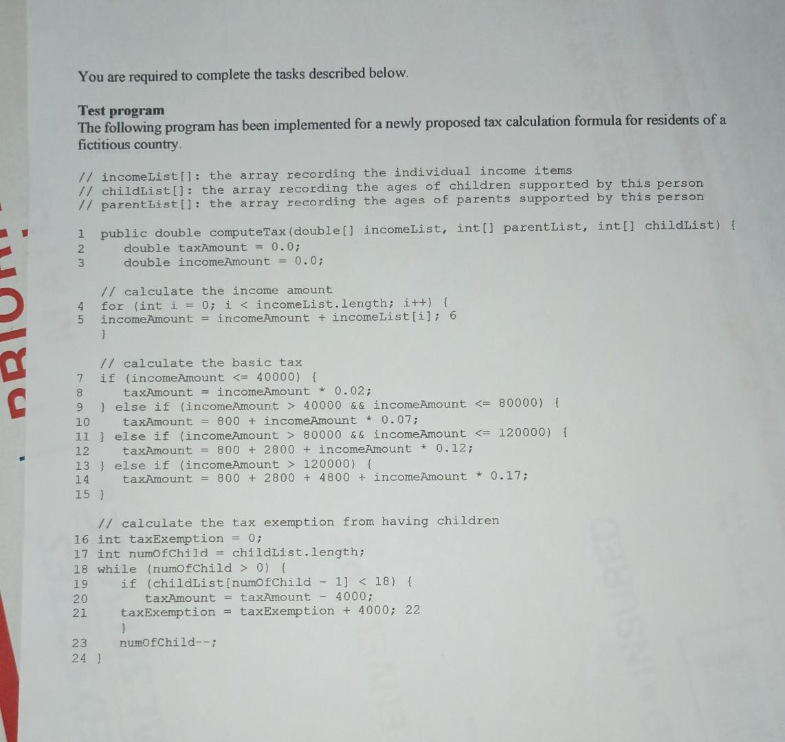 Solved You are required to complete the tasks described | Chegg.com