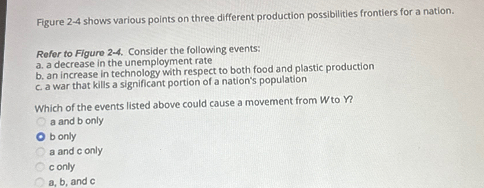 Solved Figure 2-4 ﻿shows various points on three different | Chegg.com