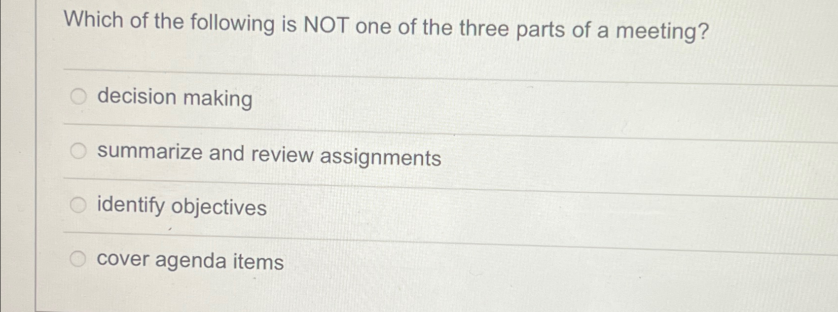 Solved Which of the following is NOT one of the three parts | Chegg.com