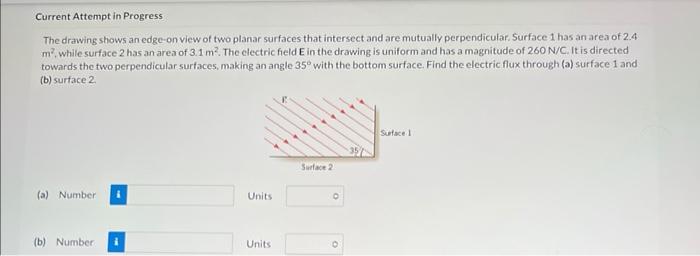 [Solved]: The drawing shows an edge-on view of two planar s