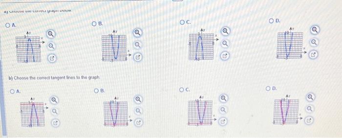 Solved a) Graph the function f(x)=2x2+4x b) Draw the tangent | Chegg.com