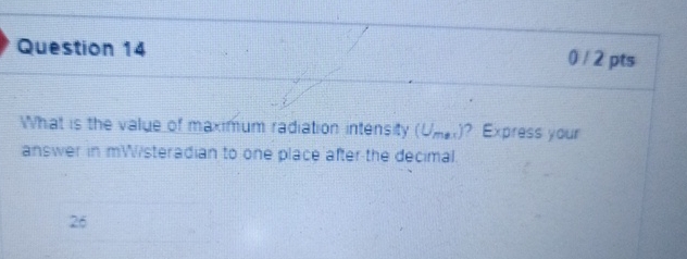 Solved Question 1402 ﻿ptsWhat is the value of maximum | Chegg.com