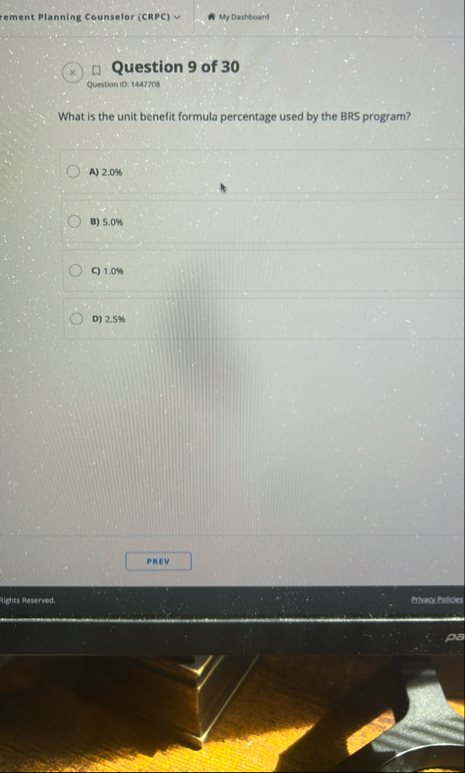 Solved rement Planning Counselor (CRPC)My DashboardQuestion | Chegg.com