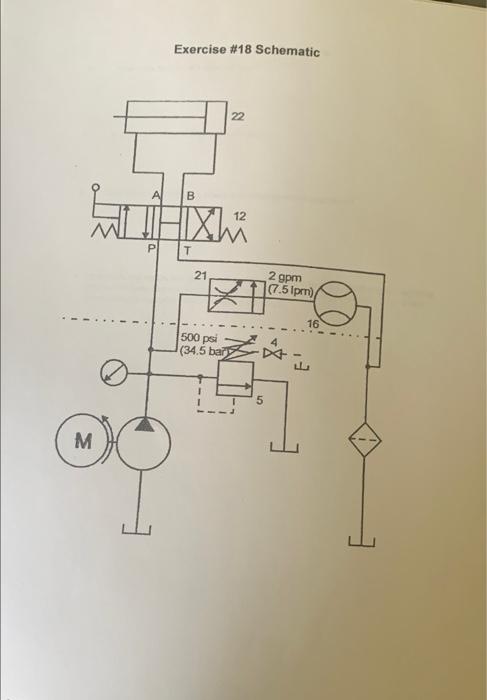 Trainer Exercise #18: Bleed-Off Flow Control, | Chegg.com