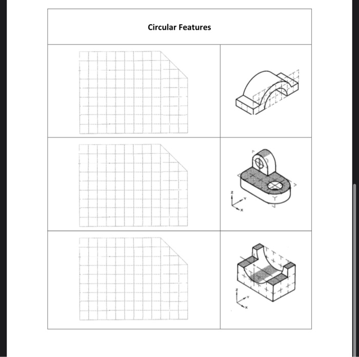 Solved Circular Features | Chegg.com