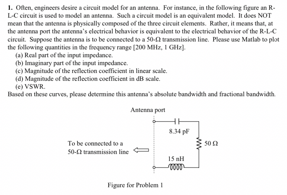 Solved Often, engineers desire a circuit model for an | Chegg.com