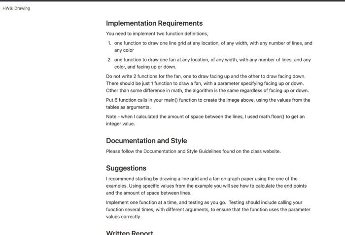 Solved MWB: Drawing Try Notion HW6: Drawing Objectives • | Chegg.com
