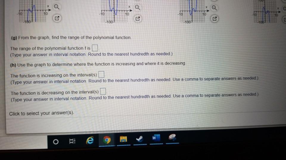 Solved Analyze the polynomial function f(x)= 3x(x2 - 4) (x – | Chegg.com