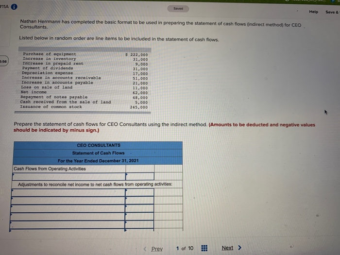 Solved 11A - HelpSave & Nathan Herrmann has completed the | Chegg.com