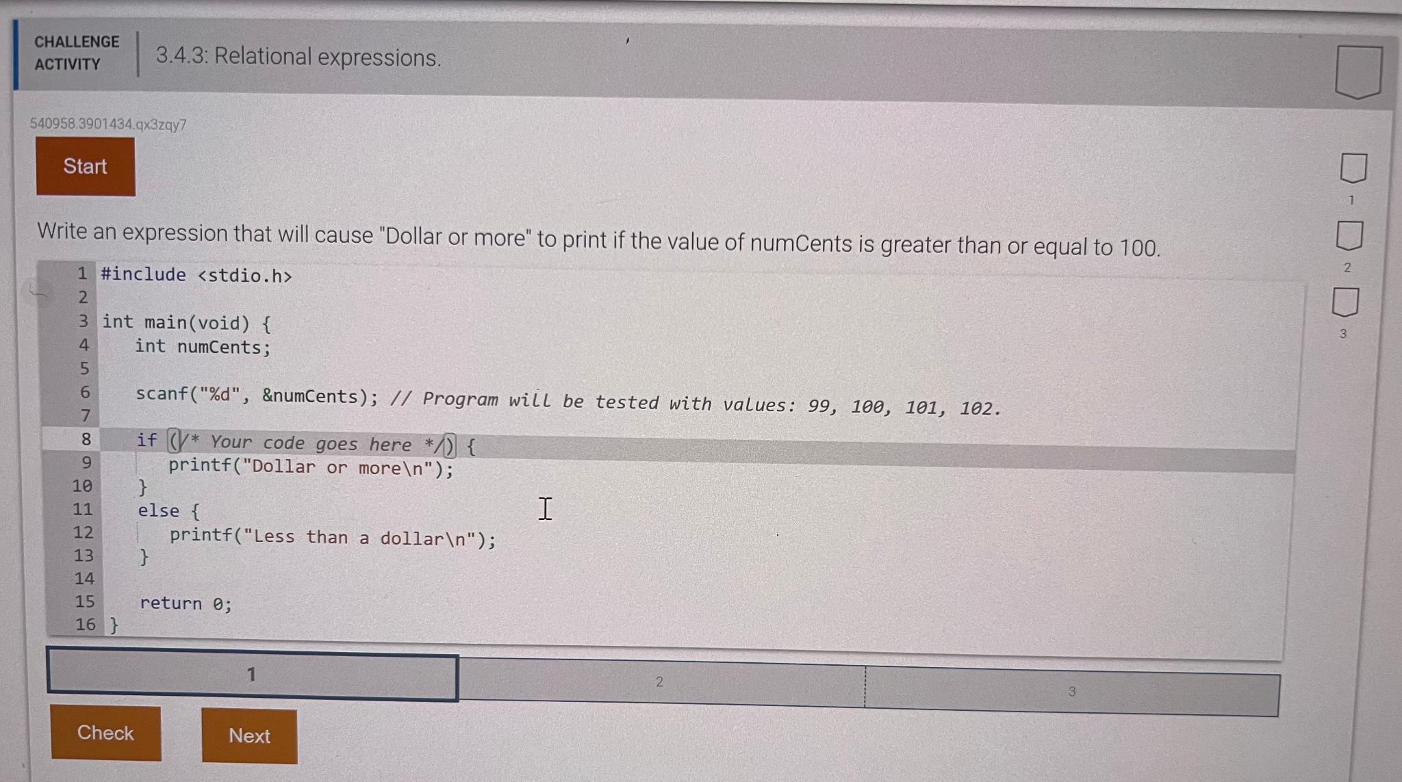 Solved CHALLENGEACTIVITY3.4.3: Relational | Chegg.com Solved CHALLENGEACTIVITY3.4.3: Relational | Chegg.com