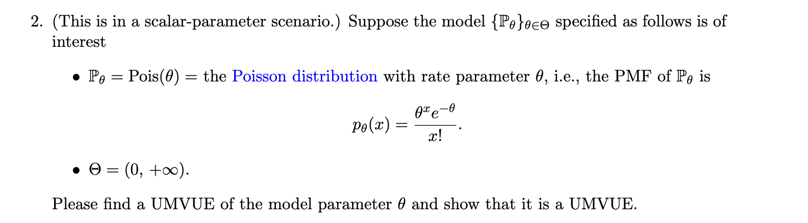 Solved (This is in a scalar-parameter scenario.) ﻿Suppose | Chegg.com