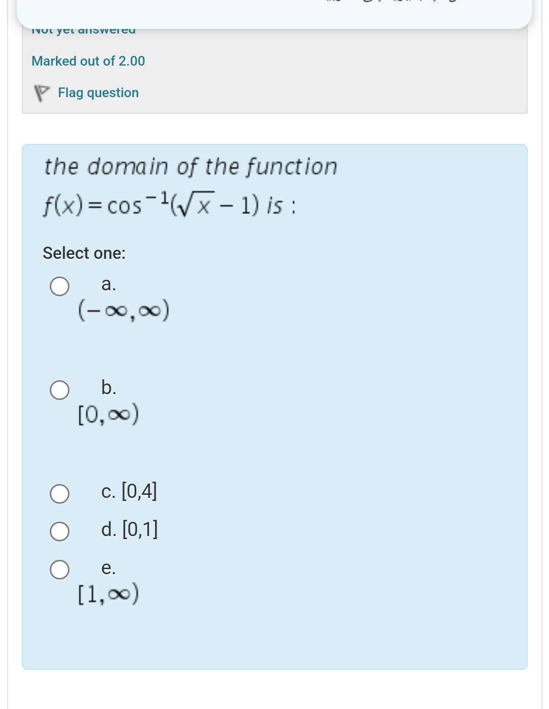 Solved ivui yei aisovereuMarked out of 2.00Flag questionthe | Chegg.com