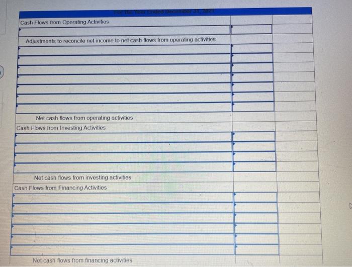 Solved ATM SOFTWARE DEVELOPERS Statement of Cash Flows For | Chegg.com