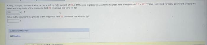 Solved igsulart magnitude of the magnetie feld 29 cm atove | Chegg.com