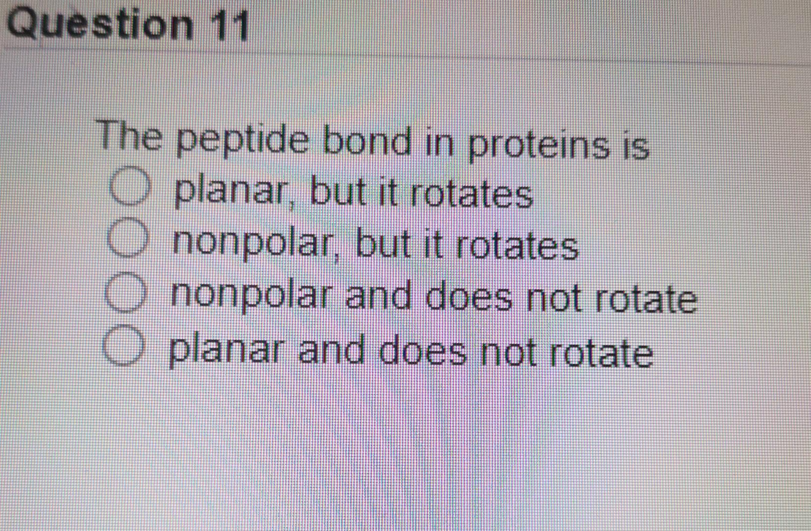 Solved The predominant non-covalent interaction seen in | Chegg.com