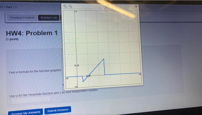 Solved 22 / W / 1 Previous Problem Problem Lot HW4: Problem | Chegg.com