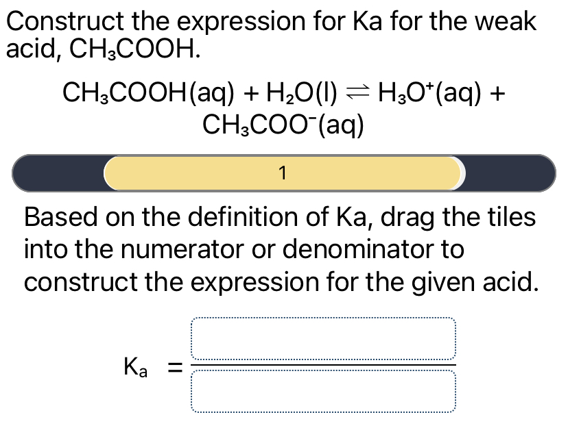 Construct the expression for Ka for the weak acid, | Chegg.com